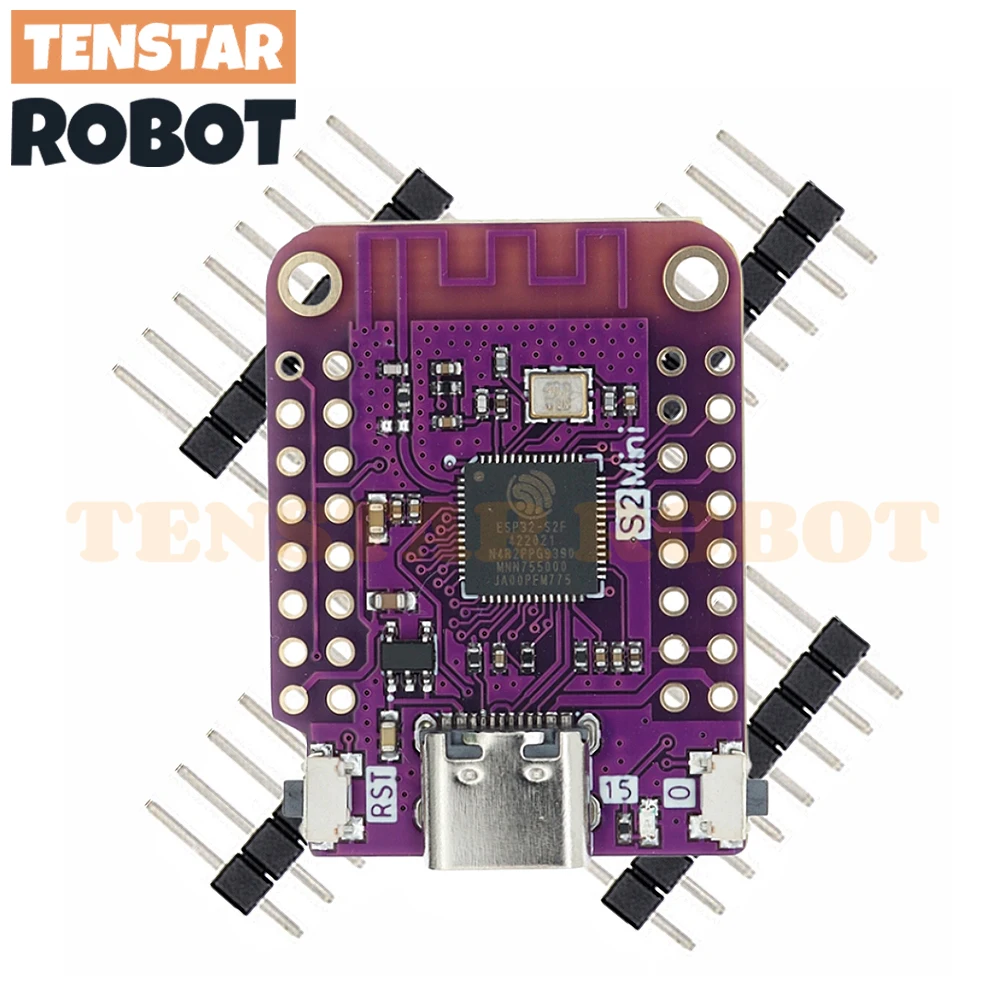 Esp32 S2 미니 와이파이 보드 기반 Esp32 S2fn4r2 Esp32 S2 4mb 플래시 2mb Psram 마이크로