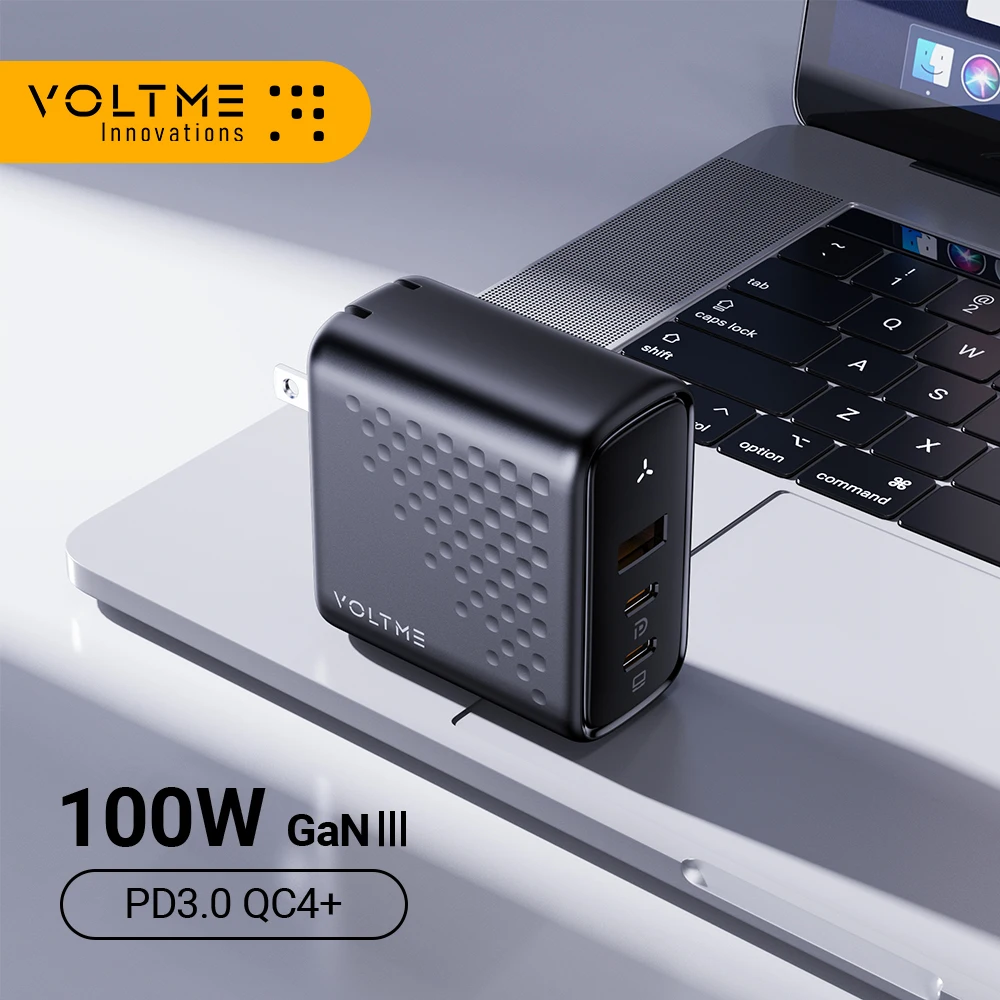 VOLTME USB Charger 100W GaN Charger for Macbook tablet Fast Charging ...