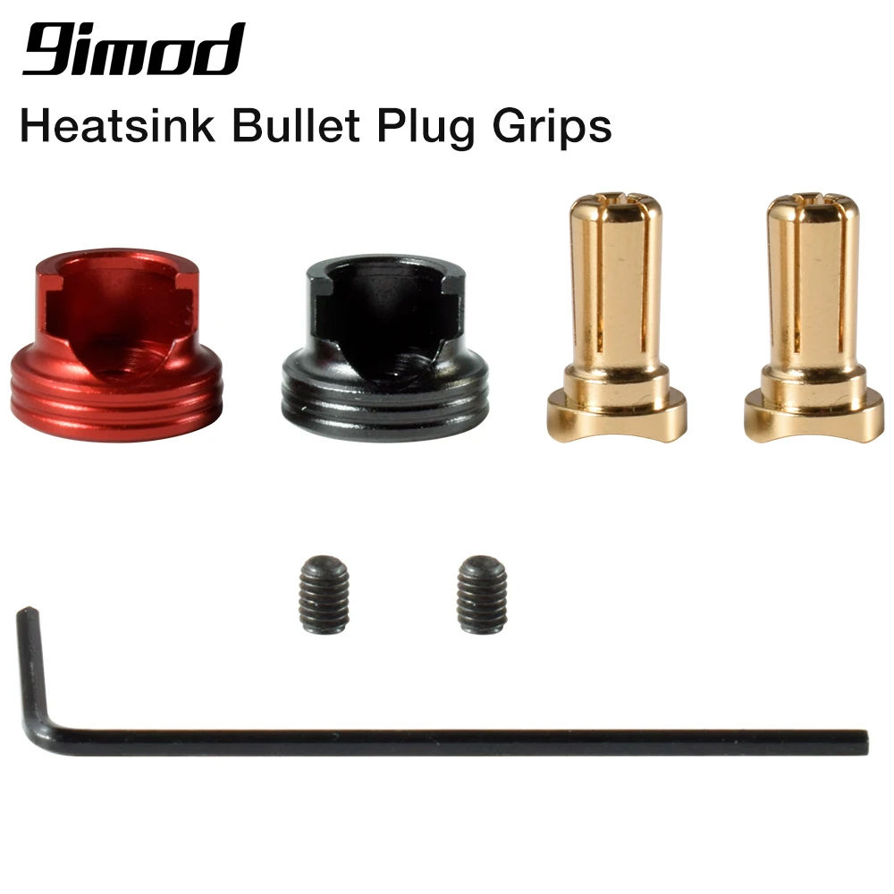 9IMOD-Metal-Heatsink-Bullet-Plug-Grips-4mm-5mm-Bullets-Set-for-Electric ...