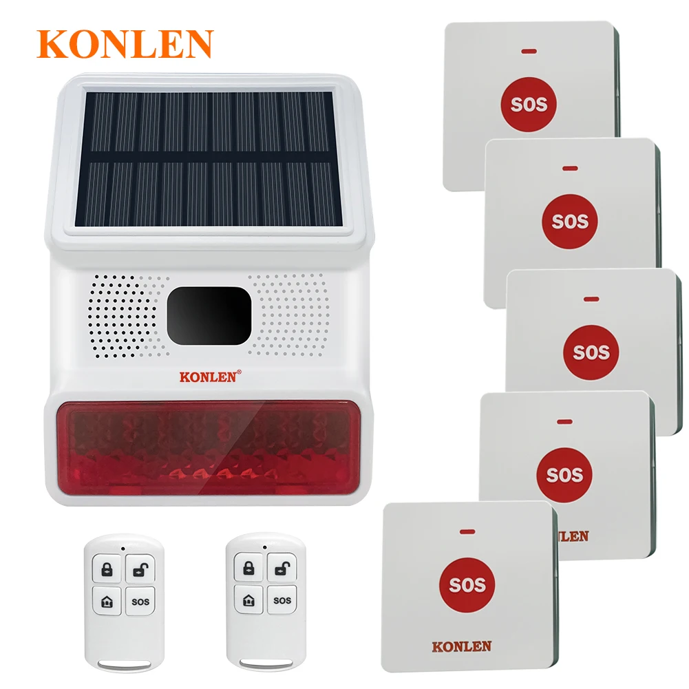 SOS-Help-Call-Button-Solar-Emergency-Alarm-Siren-Outdoor-Panic-Crisis ...