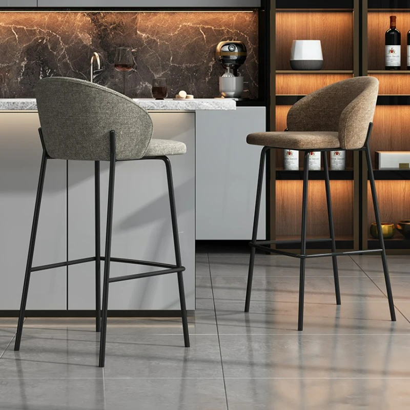 Nordic-Luxury-Bar-Chairs-Reception-Desk-High-Restaurant-Bar-Chairs ...