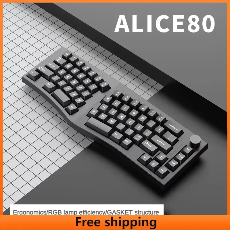 FEKER-Alice80-Keyboard-Full-key-Hot-swappable-Full-key-Rollover-PBT ...