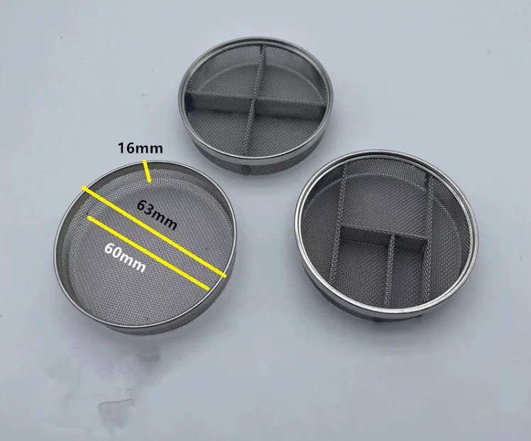 1pc Ultrasonic Fine Mesh Cleaning Basket 60mm Micro Net Cleaning ...