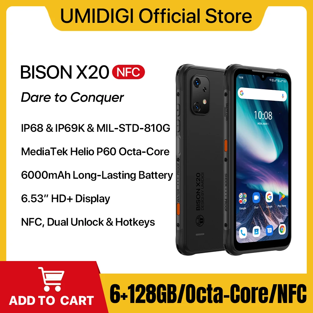 UMIDIGI-BISON-X20-tel-fono-m-vil-resistente-con-procesador-MTK-Helio ...