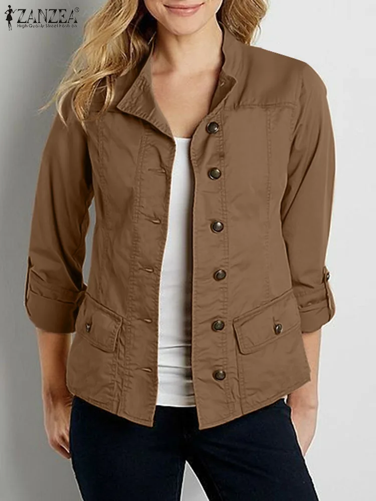 Women-Spring-Jackets-ZANZEA-Fashion-OL-Work-Coats-Long-Sleeve-O-Neck ...