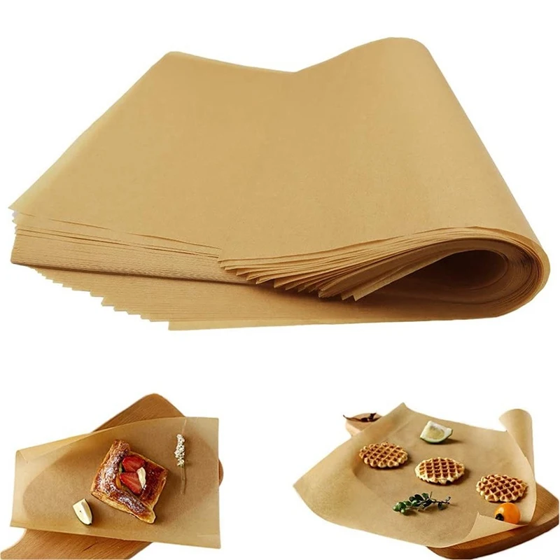 100-Sheets-20x30-25x35-Oil-Proof-Wax-Baking-Paper-Food-Wrapper-Paper ...