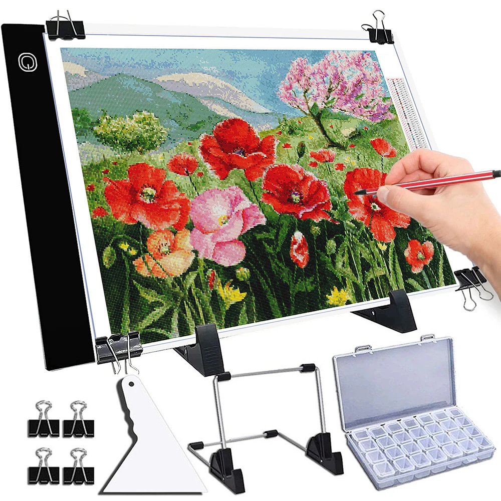 A4-LED-Light-Pad-For-Diamond-Painting-Kit-With-USB-Powered-Light-Pad ...
