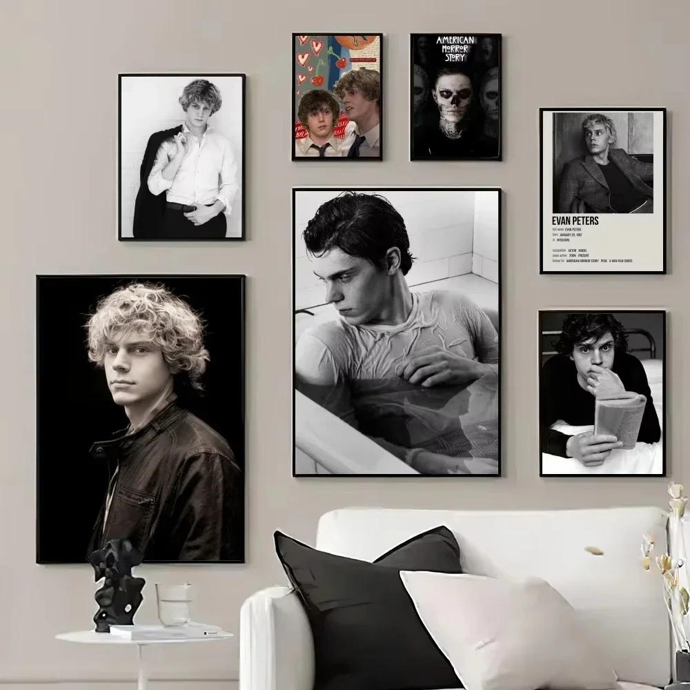 Handsome E-Evan Peters Poster Prints Wall Pictures Living Room Home ...