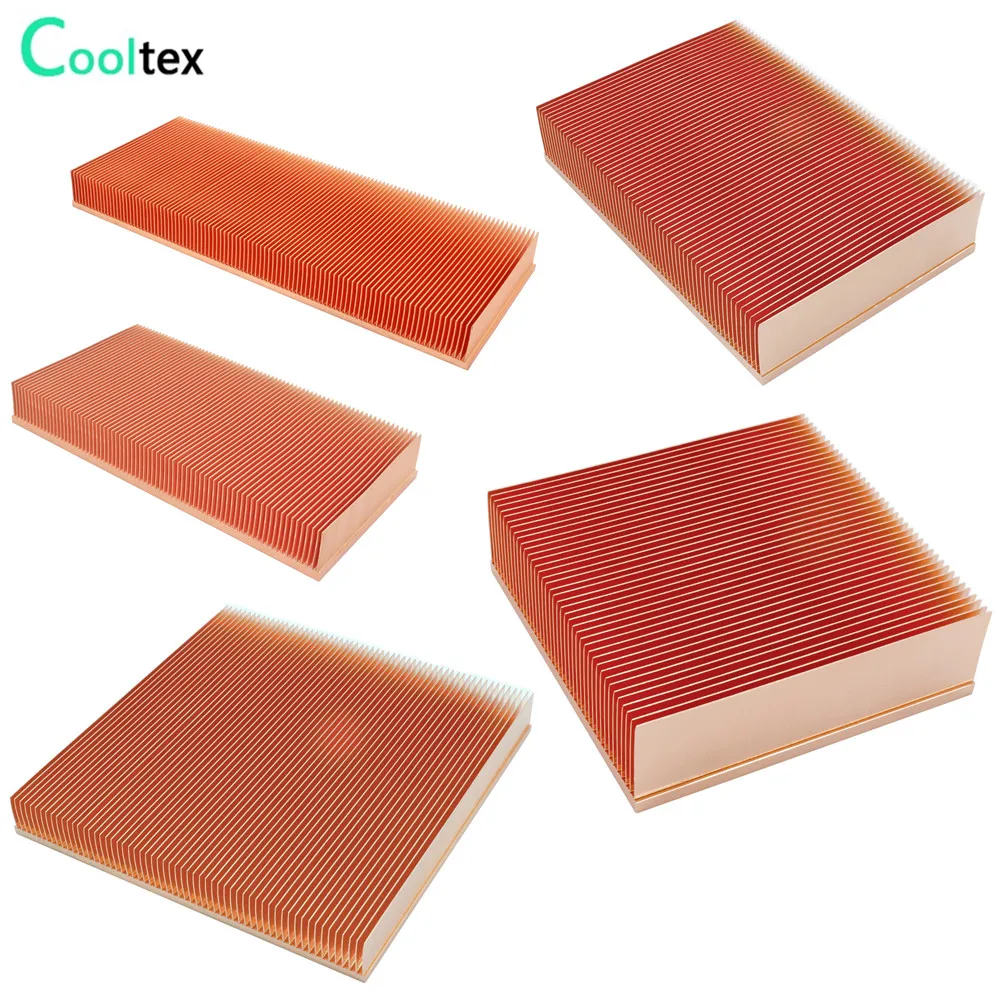 High-Power-Pure-Copper-Heatsink-Skiving-Fin-Heat-Sink-Radiator-Cooling ...