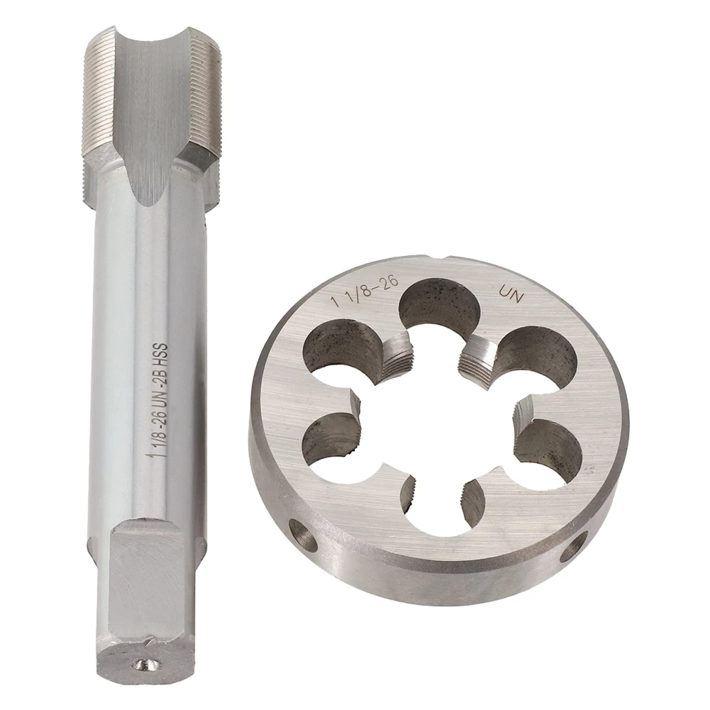 Machine-Tap-And-Die-HSS-1-1-8inch-26TPI-Straight-Flute-Right-Hand-UN ...