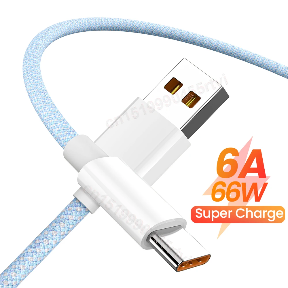 6A-USB-Type-C-Cable-Fast-Charging-USB-Cable-For-Samsung-Mobile-Phone ...