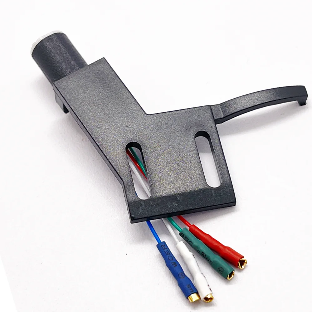Turntable Cartridge Stylus Headshell Silver Thread Line 7 Holes For ...