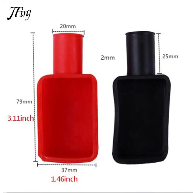 2-Pcs-BLack-Red-Universal-Car-Battery-Terminal-Cap-Negative-Positive ...