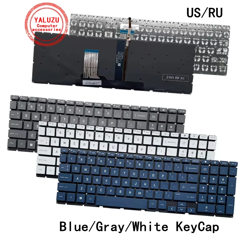 US English NEW Laptop Keyboard For HP 16-D 16-E 16T-D 16-R 16-S 15-FA ...