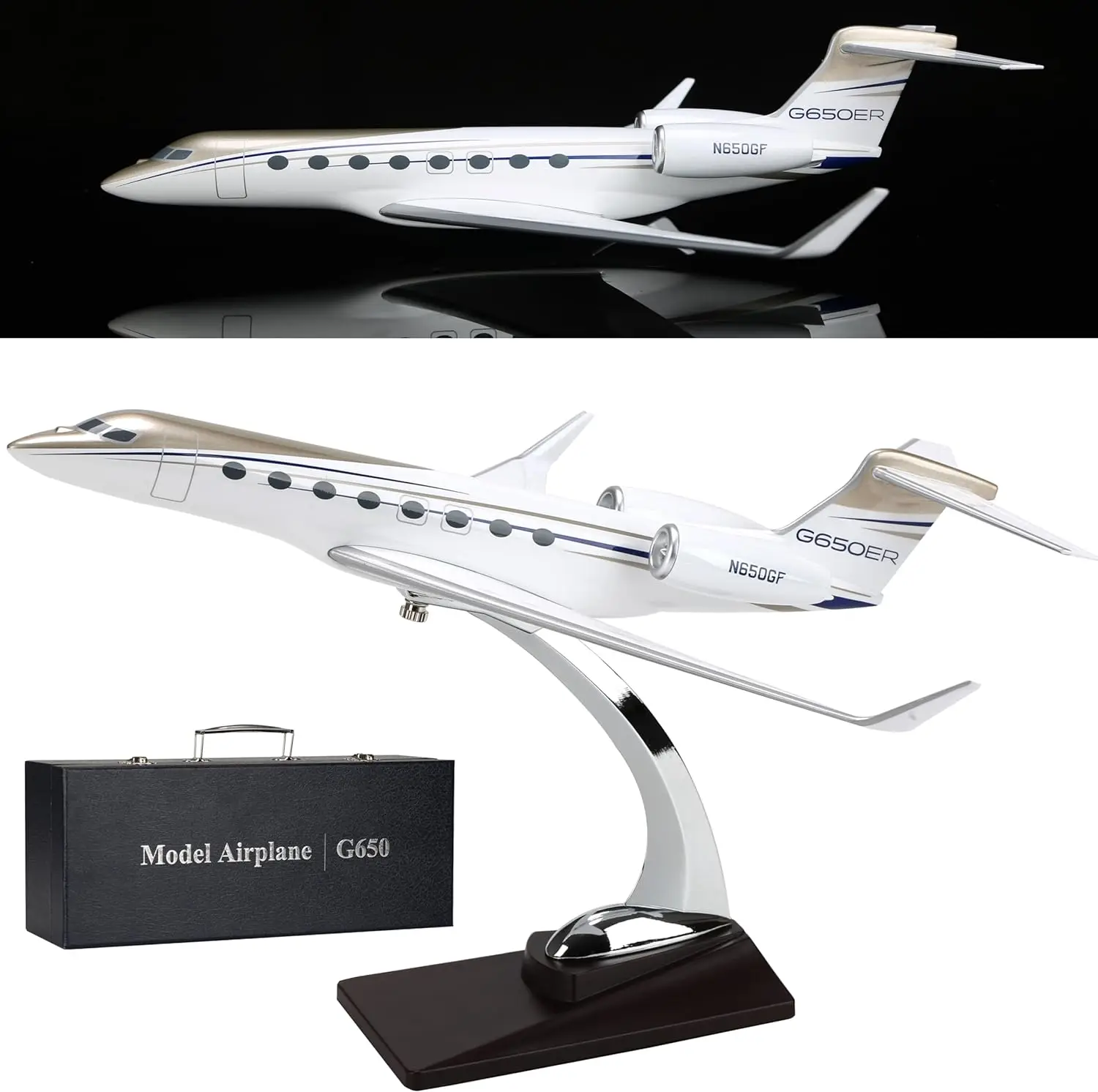 1-100-Scale-Aviation-Airplane-Models-Alloy-Diecast-Airplane-Gulfstream ...