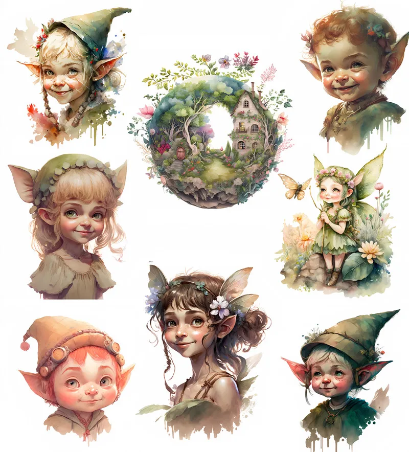 Forest Magic Elf Stickers Crafts And Scrapbooking stickers kids toys ...