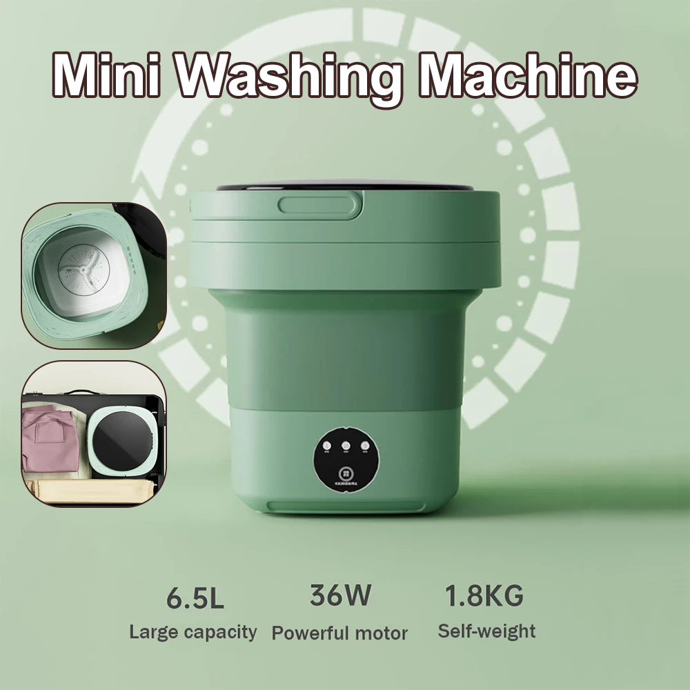 Mini-6-5L-Foldable-Washing-Machine-Baby-Clothes-Socks-Underwear-Panties ...