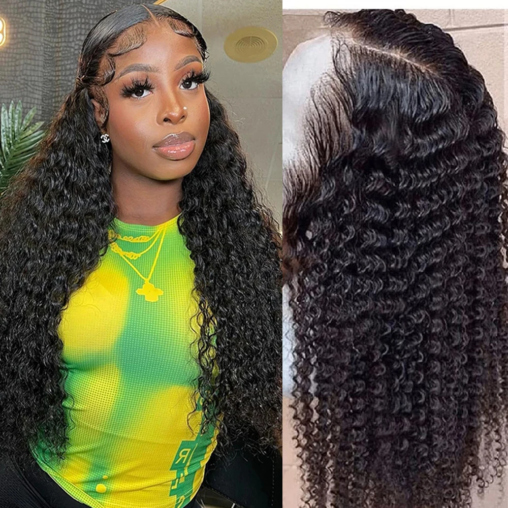 32Inches Deep Wave Lace Front Human Hair Wigs HD 13x4 100 Brazilian 32inches-deep-wave-lace-front-human-hair-wigs-hd-13x4-100-brazilian