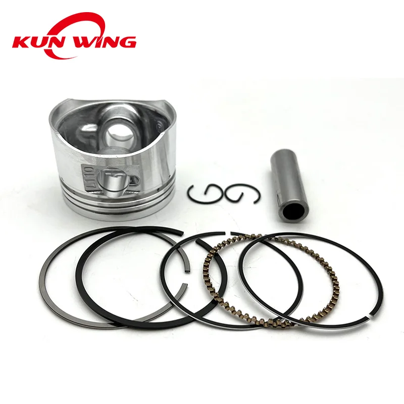 Motorcycle 52.4mm Piston 13mm Pin Ring Set For Ws110 Jd110 Lifan 110 ...