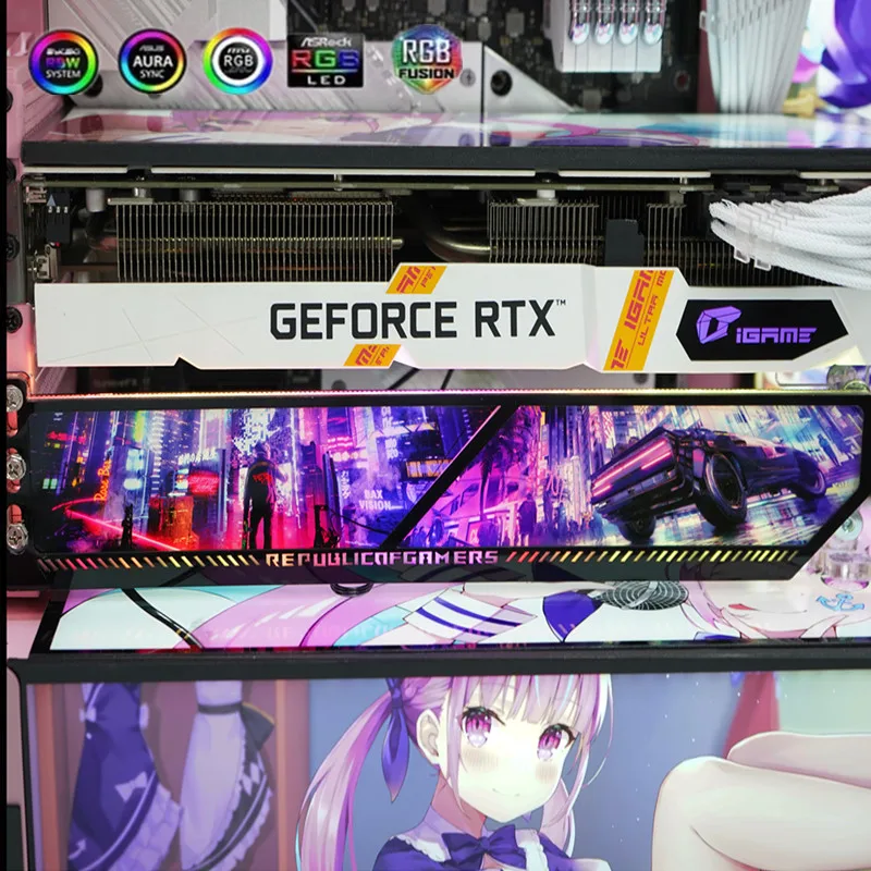 Customized-RTX-3090-4090-RGB-VGA-Holder-MOD-4080-4090-Anime-GPU-Bracket ...