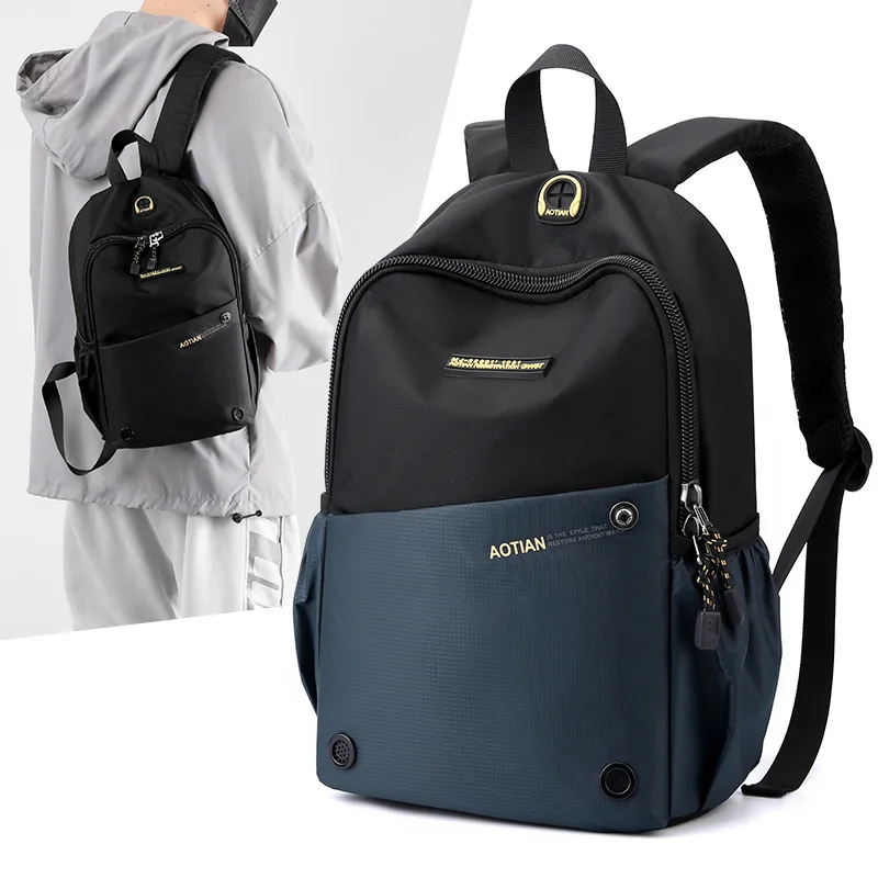 New-Small-Oxford-Backpack-Men-Travel-Back-Pack-Multifunctional-Shoulder ...