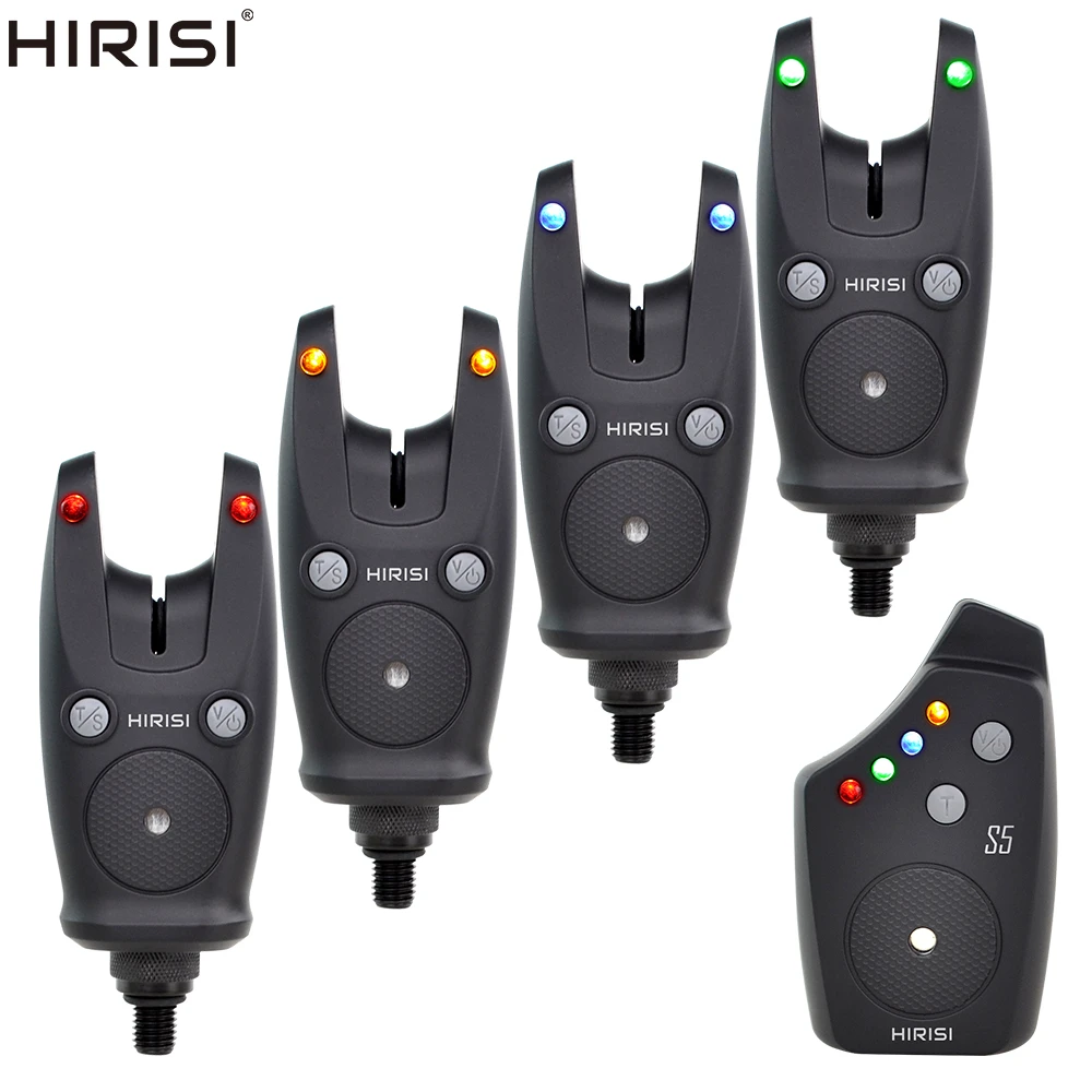 Hirisi Wireless Carp Fishing Alarm Set Waterproof, Fishing Bite Alarms ...
