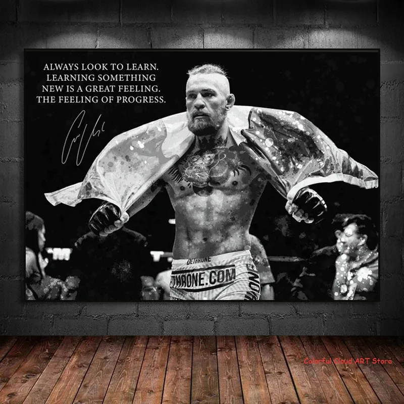 Conor-McGregor-Poster-Champion-Boxer-Motivational-Posters-and-Print ...
