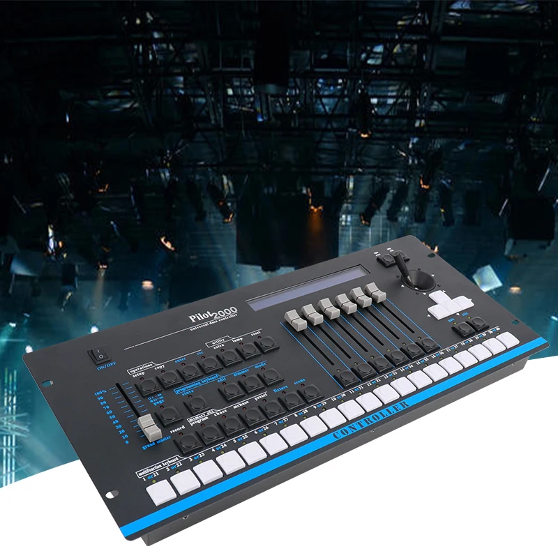 512-Channels-Controller-Pilot-2000-DMX-Console-Stage-Effect-Lighting-Equipment-For-LED-Par ...