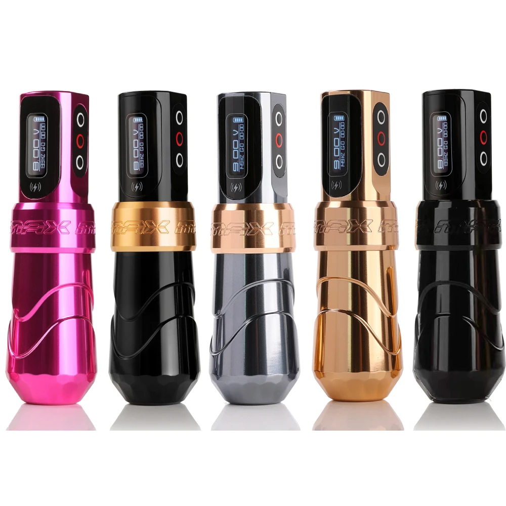 FLUX-MAX-m-quina-de-tatuaje-inal-mbrica-profesional-pluma-con-pantalla ...