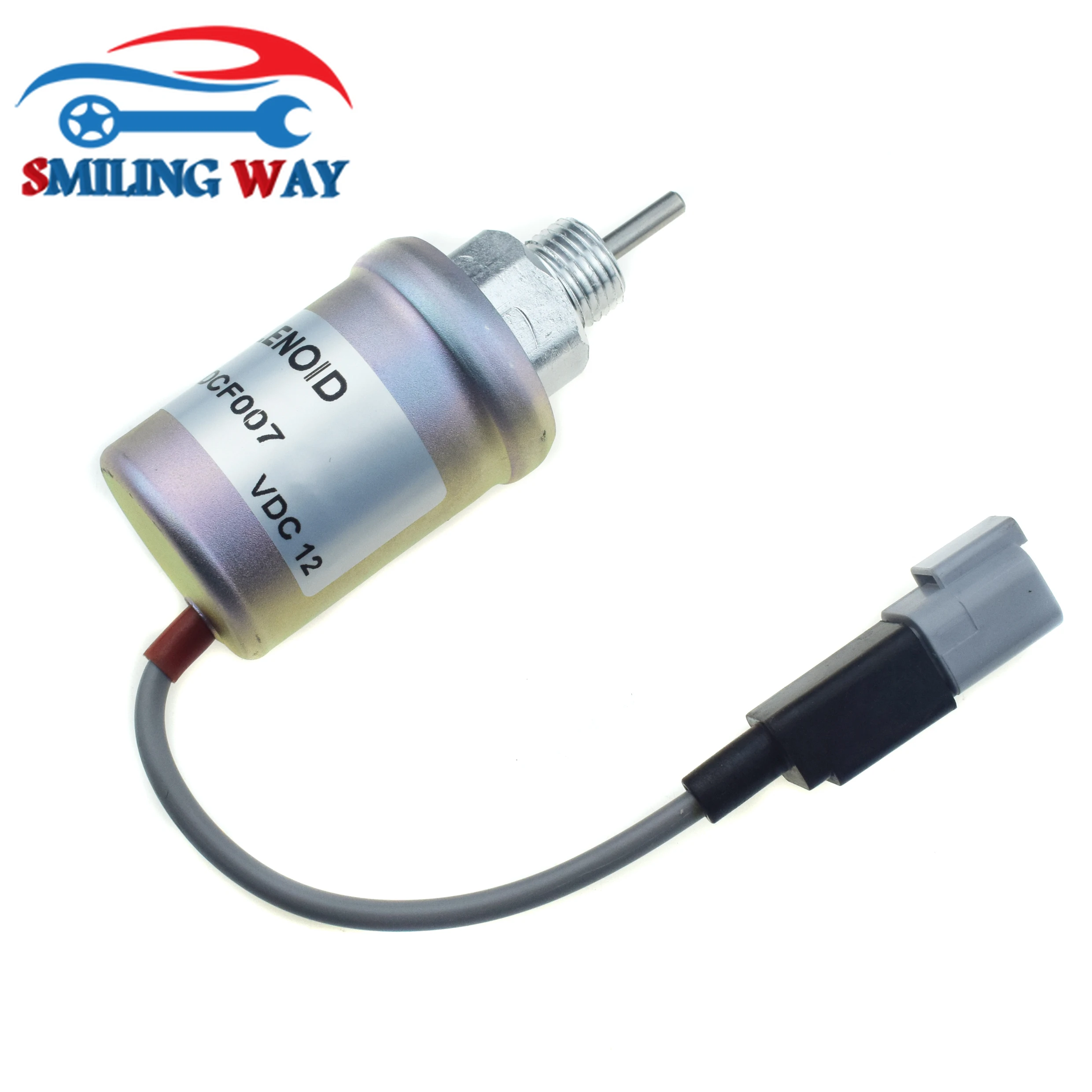 12V Fuel Shut Down Off Stop Solenoid Valve For Perkins Diesel HL403C-15 ...