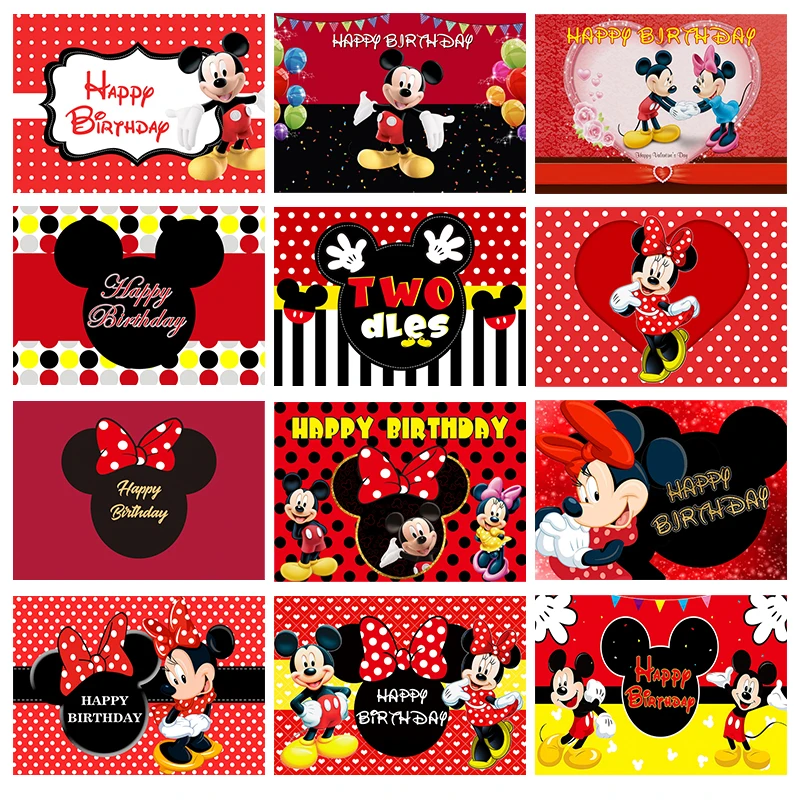 Disney-Cartoon-Mickey-Minnie-Mouse-Donald-Duck-Happy-Birthday ...