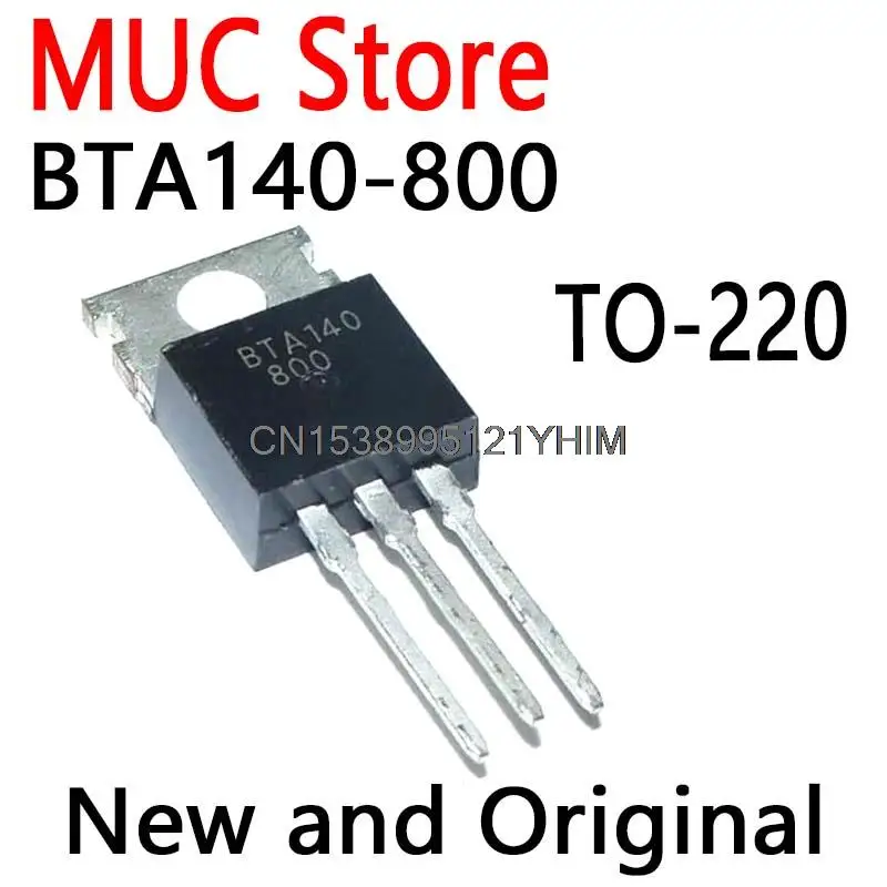 10PCS New and Original TO-220 BTA140 25A 800V 140-800 BTA140-600 BTA140 ...
