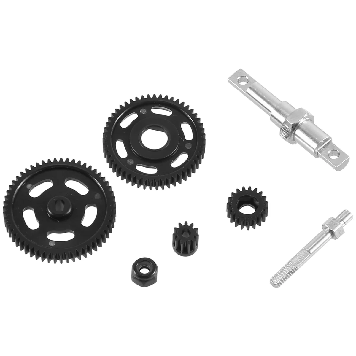 Transmission Steel Spur Gear Set for 1/24 RC Crawler Axial SCX24 ...