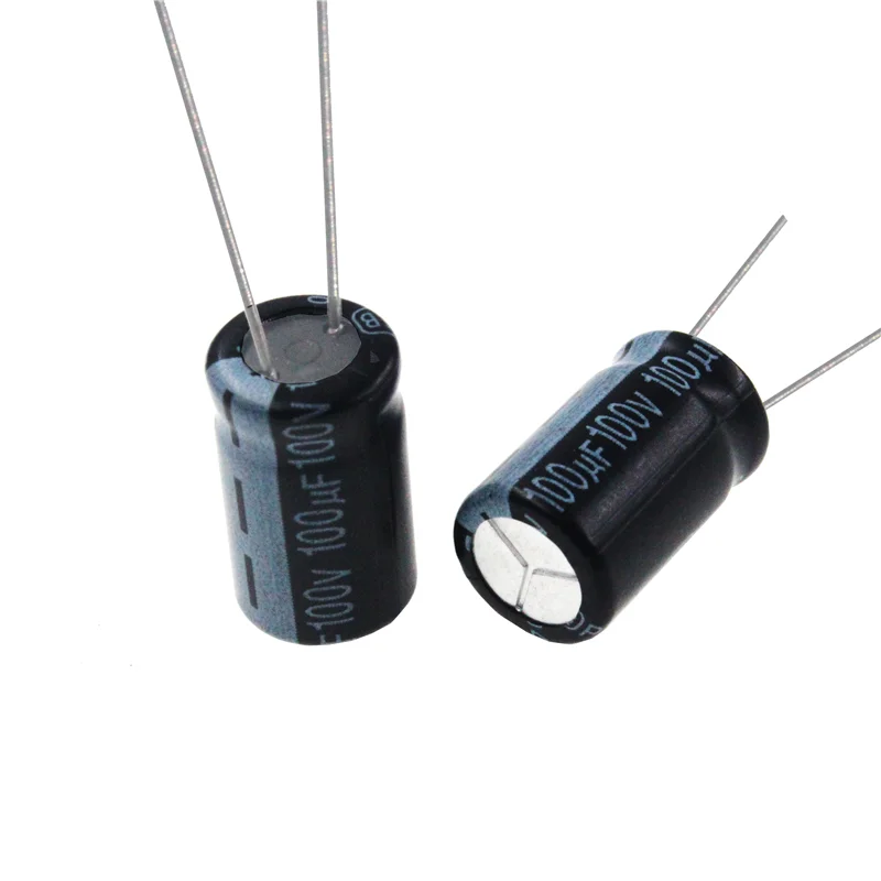 10pcs 100uF 100V 100MFD 100Volt Aluminum Electrolytic Capacitor 10*16mm ...