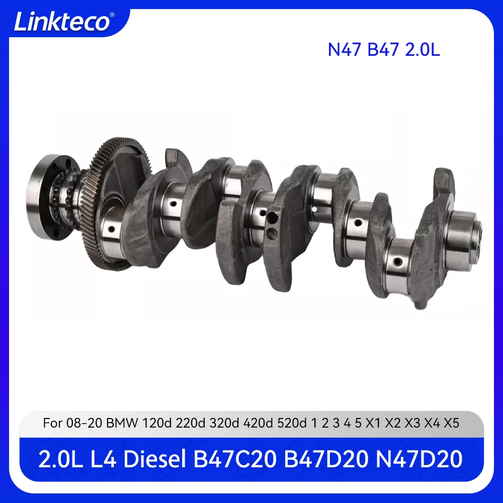 Engine Crankshaft Fit 2.0 T L Diesel N47 B47 For 07-23 BMW MINI 118d ...
