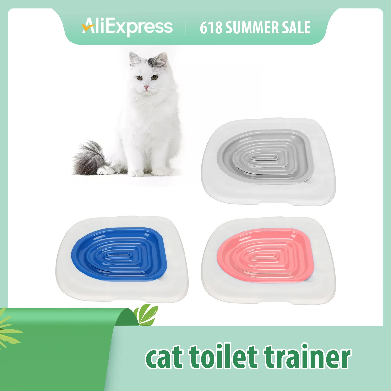 Best Plastic Cat Toilet Training Kit Universal Reusable Environmentally ...