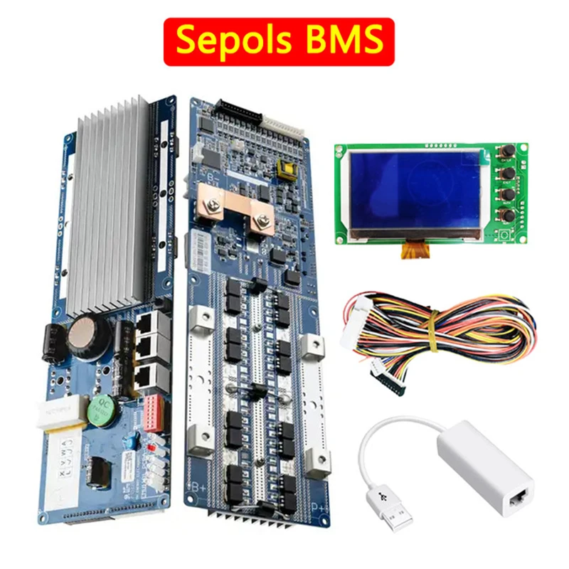 Seplos-bms-Li-ion-LiFePo4-smart-BMS-48V-CAN-RS485-Board-Bluetooth ...