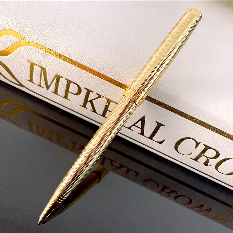 Classic-Design-Brand-PARKER-Metal-Ballpoint-Pen-Blue-Ink-Business ...