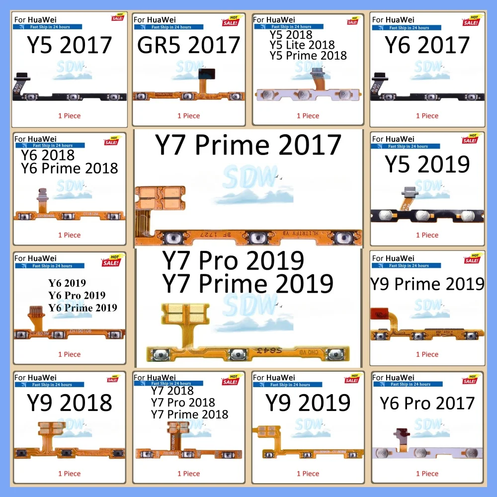 Power-ON-OFF-Mute-Switch-Control-Key-Volume-Button-Flex-Cable-For ...