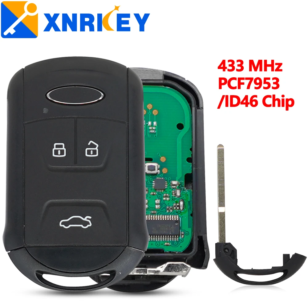 XNRKEY-3-Button-Car-Smart-Remote-Key-ID46-Chip-433Mhz-for-Chery-Tiggo-5 ...