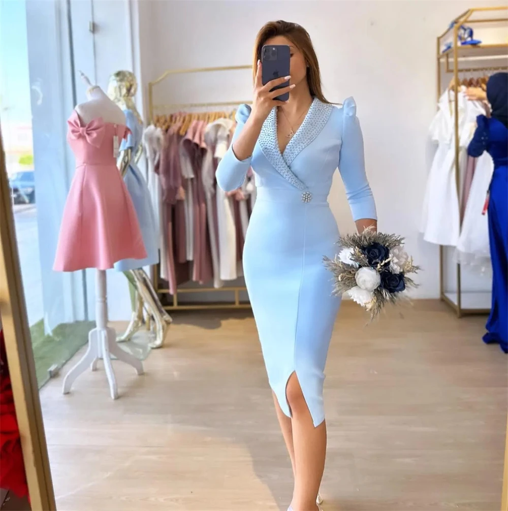 Jiayigong-High-quality-V-neck-Sheath-Celebrity-Homecoming-Sequin-Bows ...