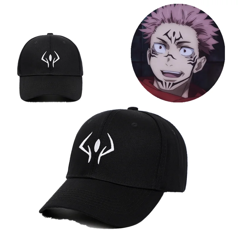 Jujutsu-Kaisen-Anime-Embroidery-Hat-Sukuna-Cosplay-Ryomen-Adult ...