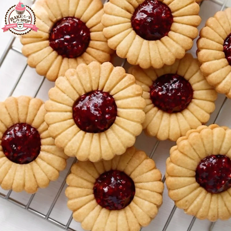 Flower Jam Sandwich 3d Cookie Moulds Biscuit Cutters Apple Pie Mold Diy ...