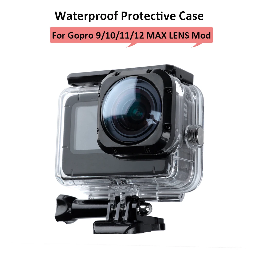 Wide-angle-Lens-Waterproof-Case-For-GoPro-Hero-12-11-10-9-MAX ...