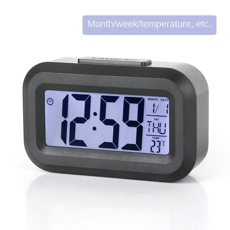 LED Digital Alarm Clock Electronic Digital Alarm Screen Desktop Table ...