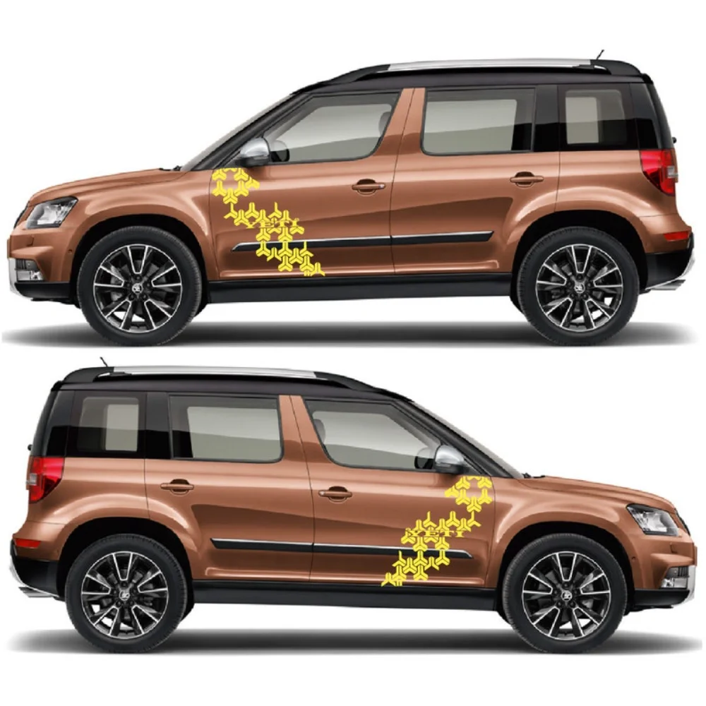 Kit-de-2-autocollants-graphiques-en-vinyle-rayures-lat-rales-2-pi-ces ...