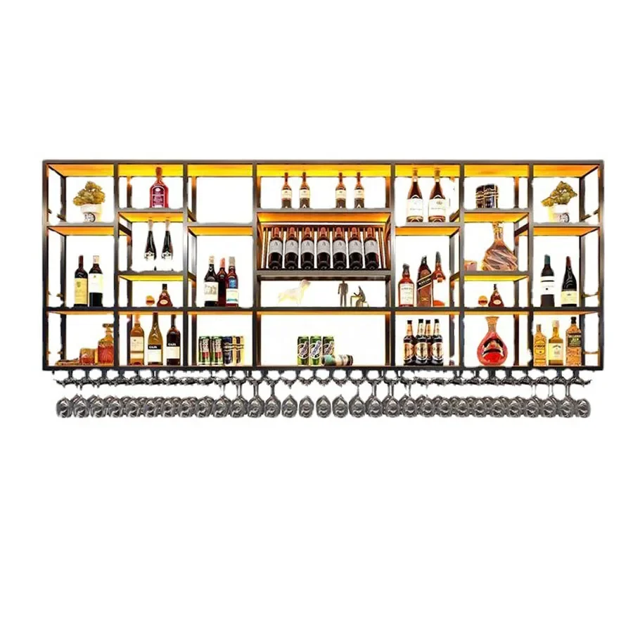 Alcohol-Display-Wine-Cabinet-Wall-Hanging-Drink-Storage-Led-Lights ...