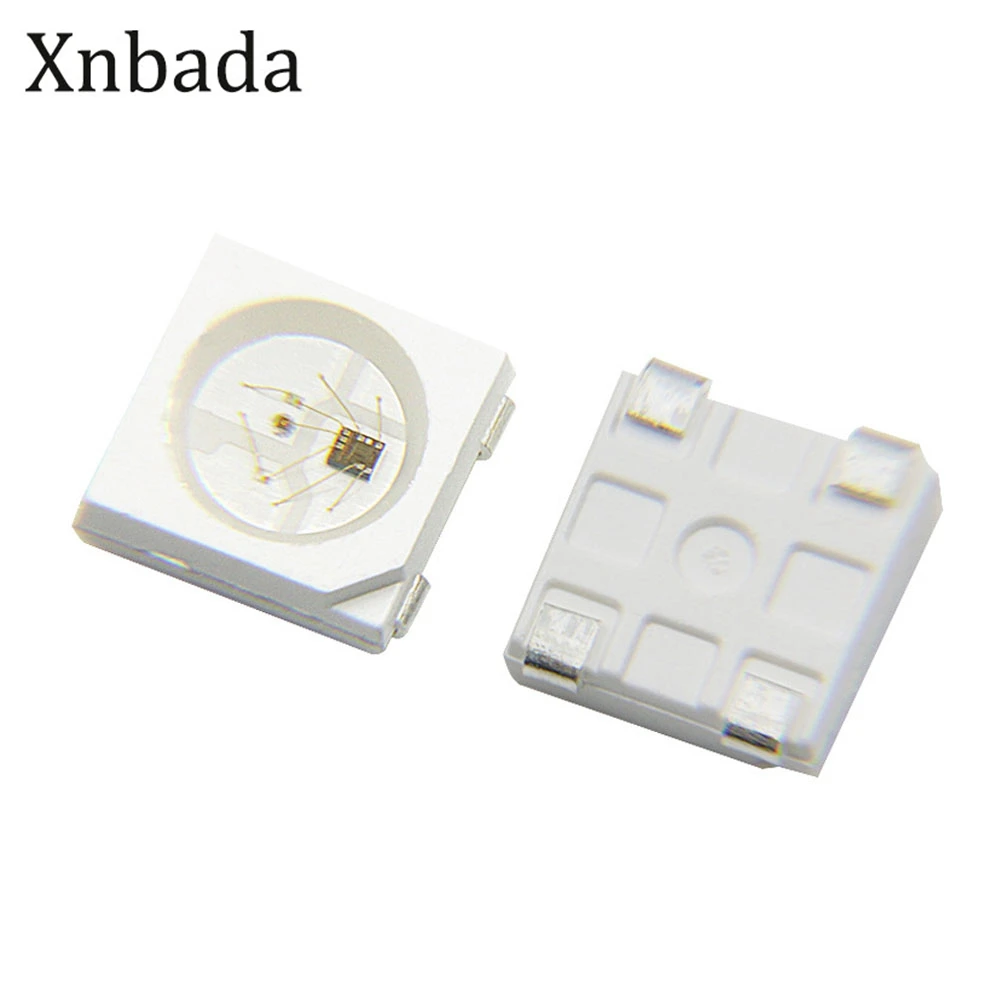 Dc5v-chip-de-led-ws2812b-rgb-chip-5050smd-preto-branco-pcb-ws2812 ...