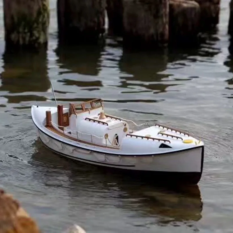 Rescue Ship Model Kit DIY Hand-assembled Ship Model Kit RC Sailing ...