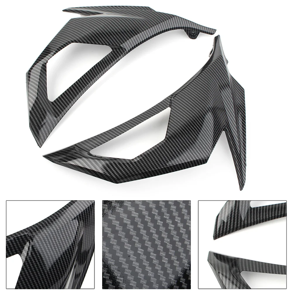 2Pcs Motorcycle Carbon Fiber Fairing Cowl Turn Signal Panel Cover For ...